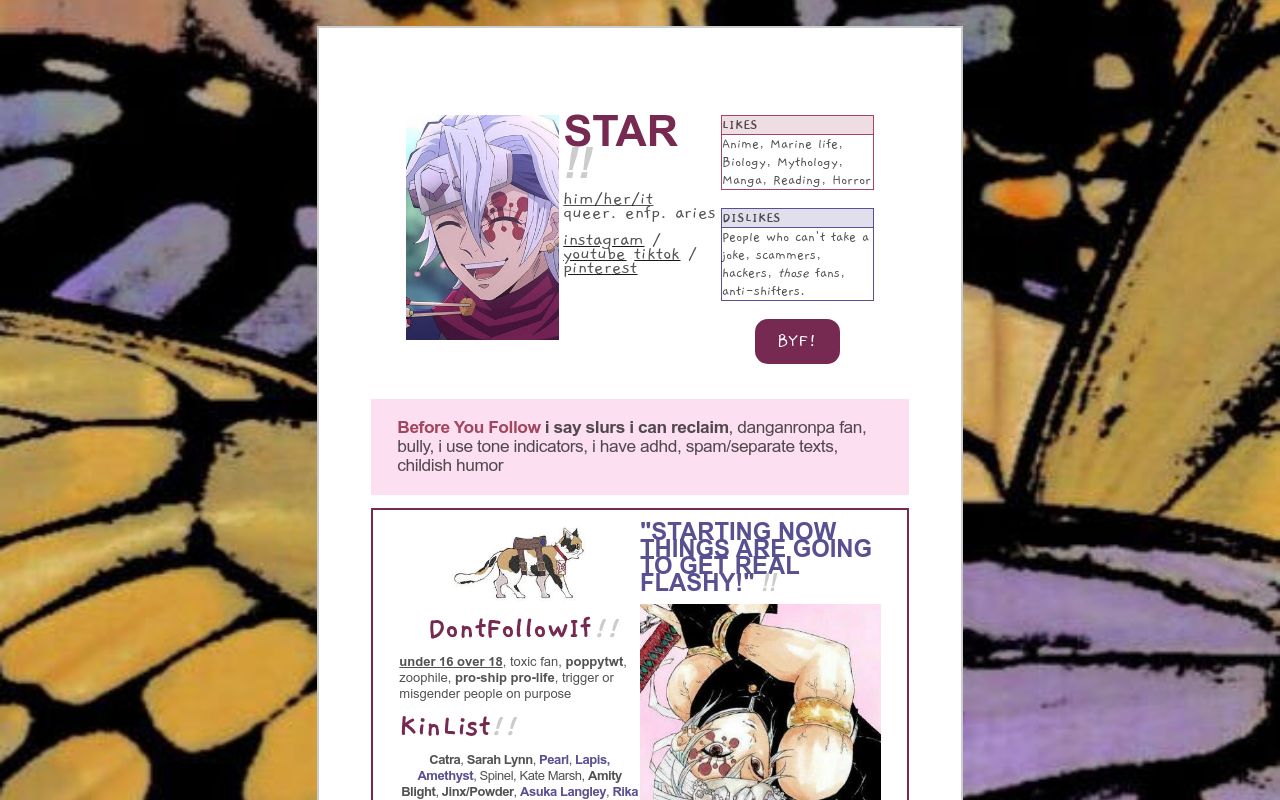 Carrd for Star